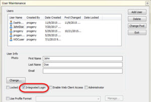 Logging into the Progeny Desktop Client- Desktop - Progeny