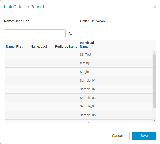 Orders Module - Progeny