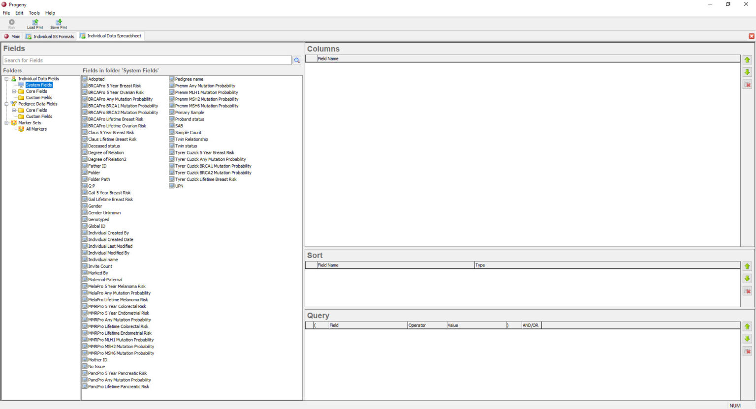Spreadsheets Module - Desktop - Progeny