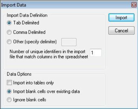 Spreadsheets Module - Desktop - Progeny