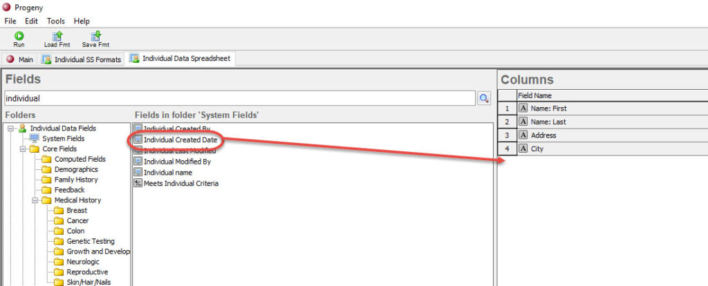 Spreadsheets Module - Desktop - Progeny