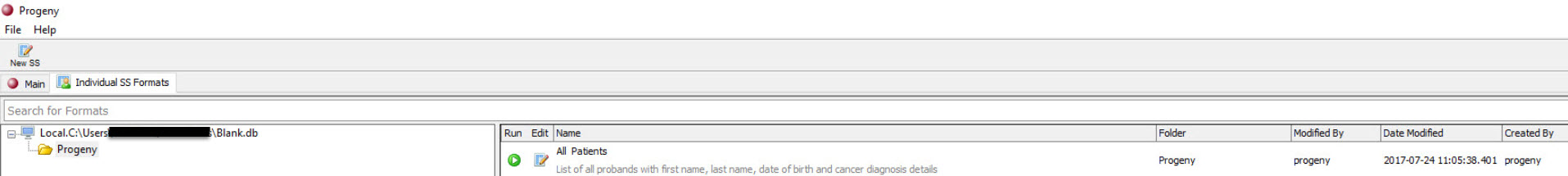 Spreadsheets Module - Desktop - Progeny