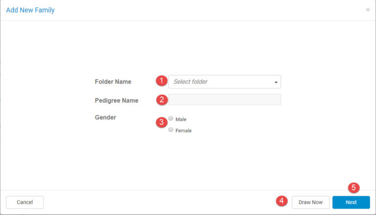 Pedigrees Module - Progeny